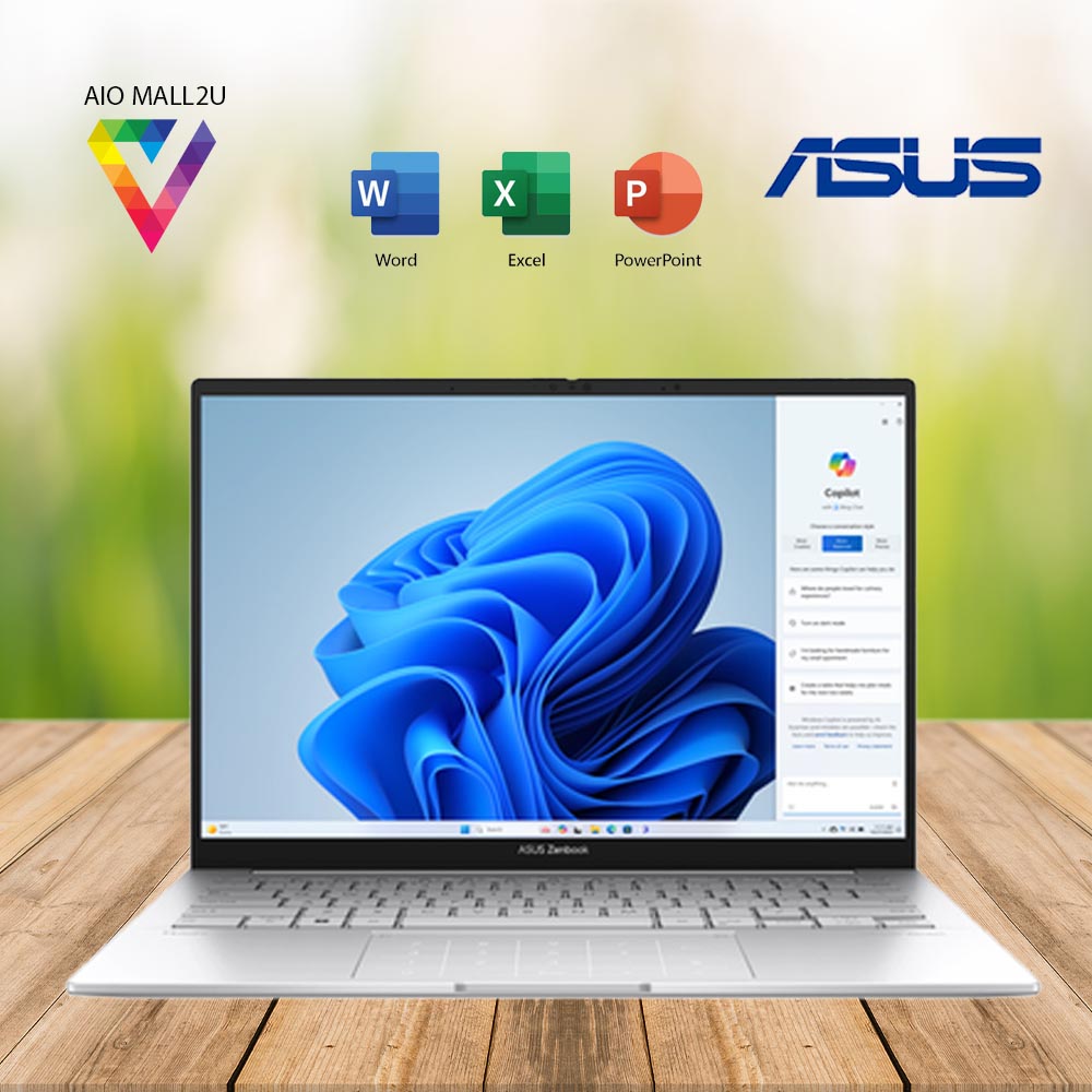 ASUS Zenbook 14 OLED UX3405M-APZ345WSM (Foggy Silver, CU9, 32GB, 1TB ...